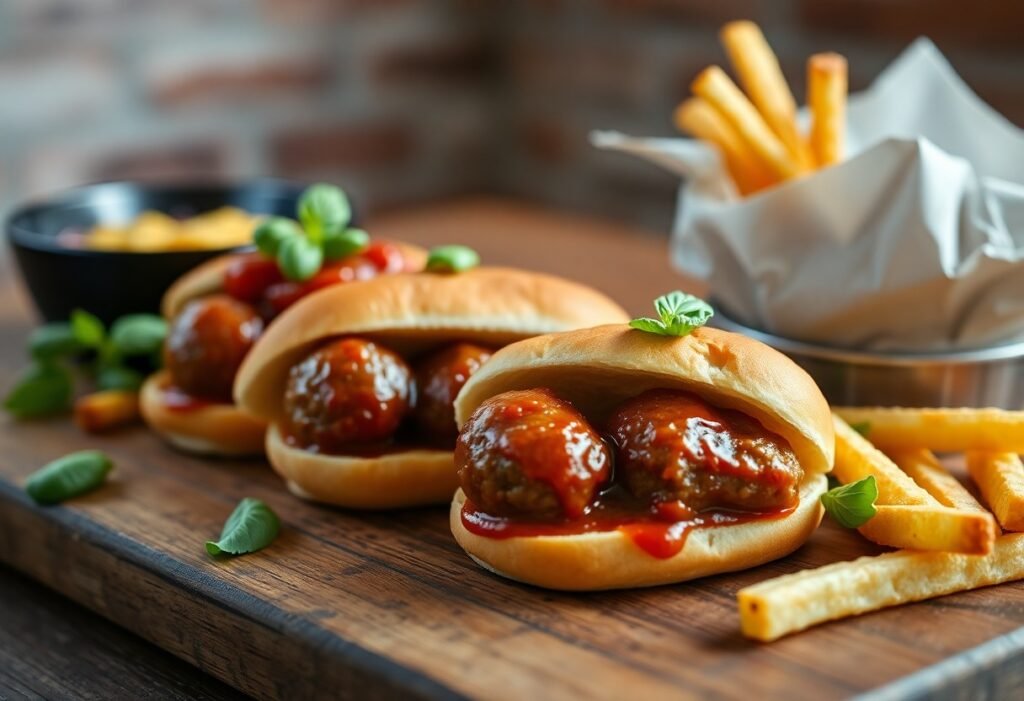 Mini Meatball Subs with Marinara Sauce – chefmaniac.com