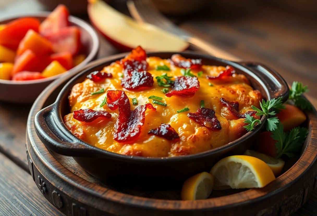 Savory Breakfast Bread Pudding – chefmaniac.com