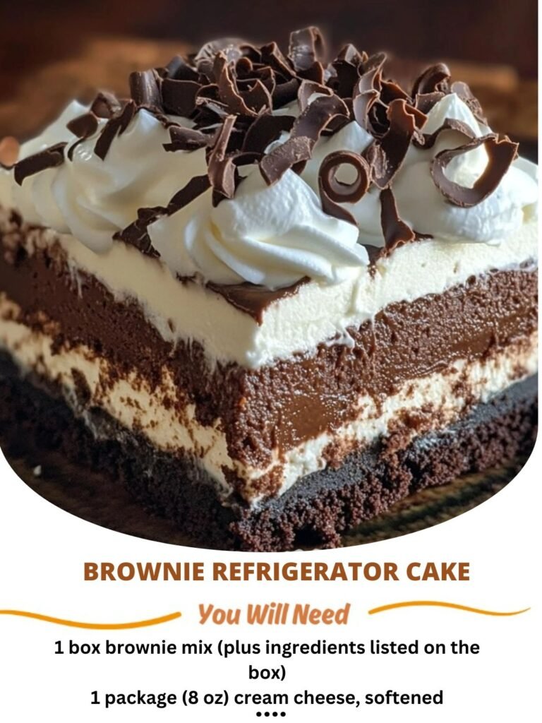 Brownie Refrigerator Cake: A No-Bake Decadent Dessert – chefmaniac.com