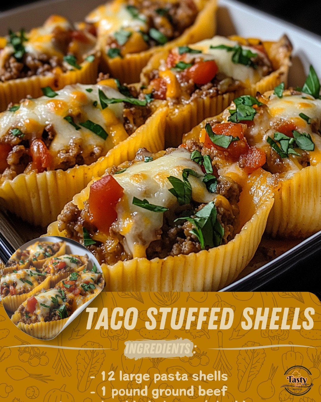 Taco Stuffed Shells – A Flavor-Packed Fiesta in Every Bite – chefmaniac.com