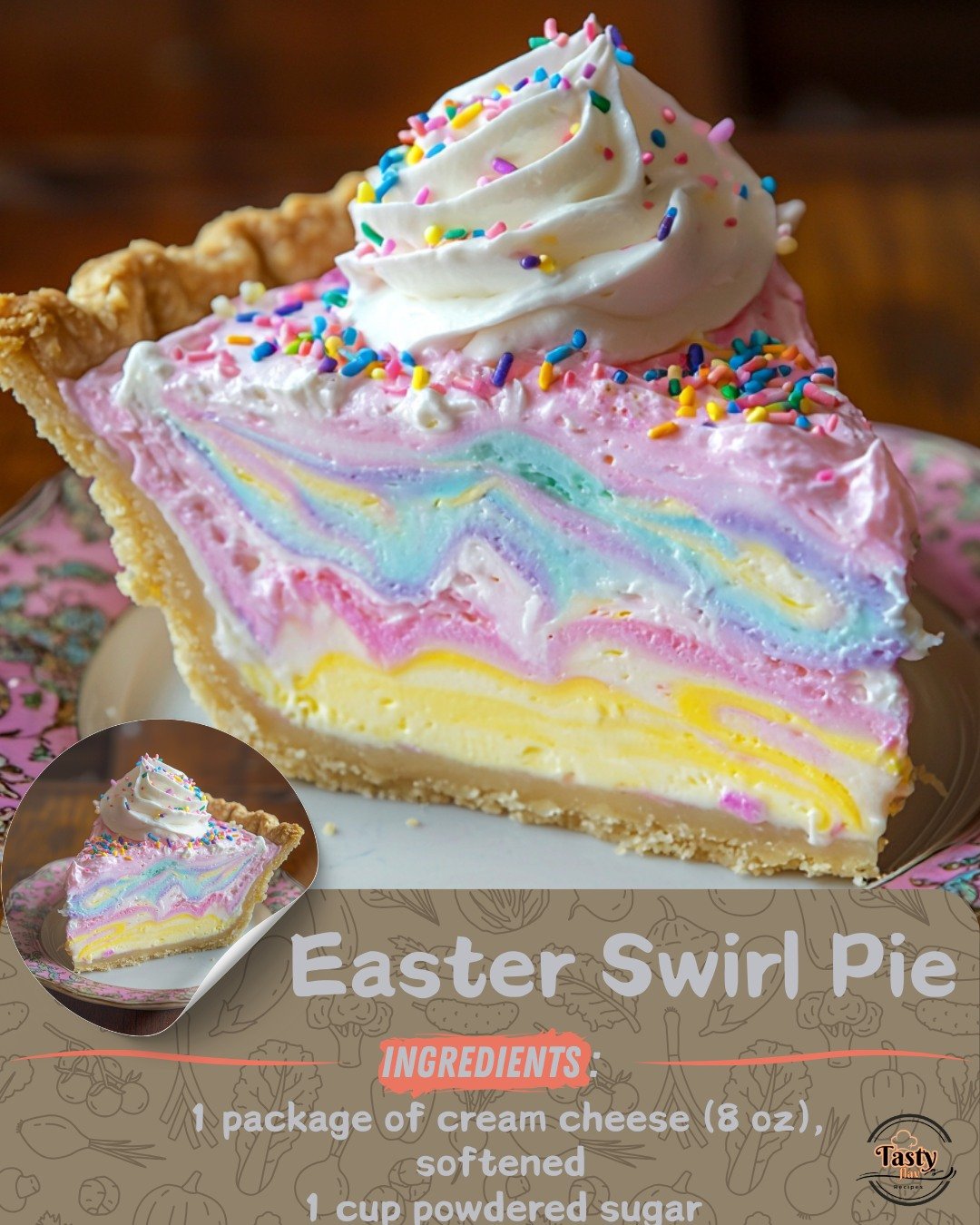 Easter Swirl Pie – A Vibrant & Creamy Springtime Treat! – chefmaniac.com