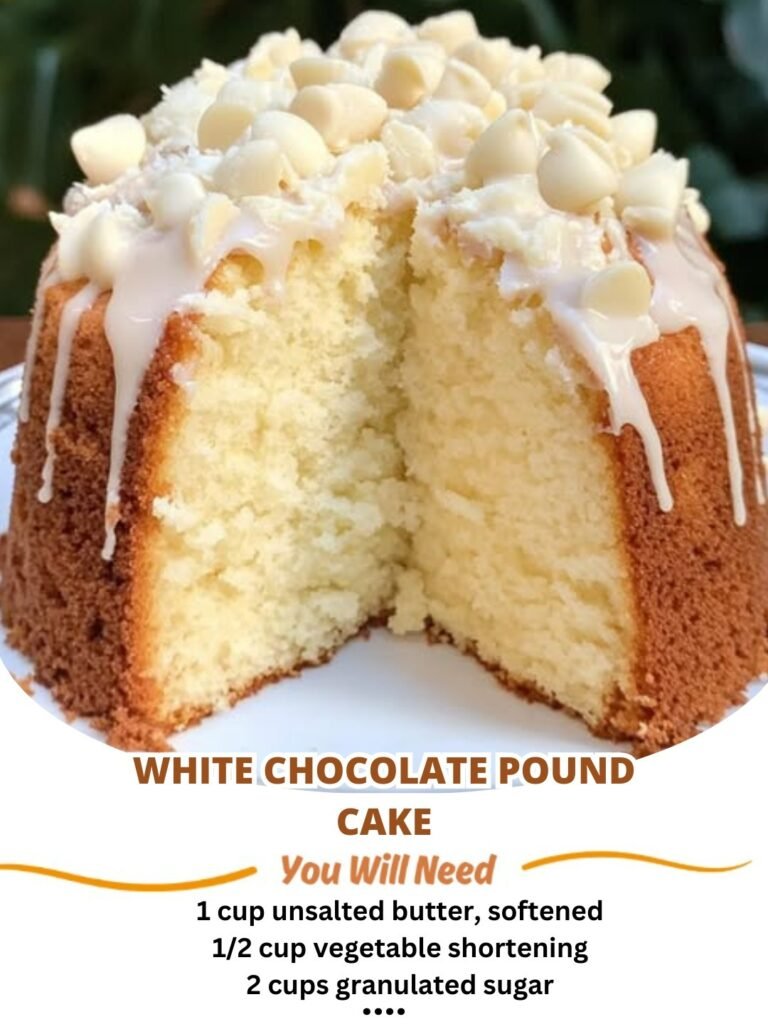 My Favorite White Chocolate Pound Cake Recipe That’s Perfect for Every ...