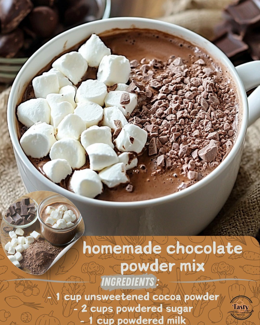 Rich & Creamy Homemade Hot Chocolate Mix – Better Than Store-Bought ...