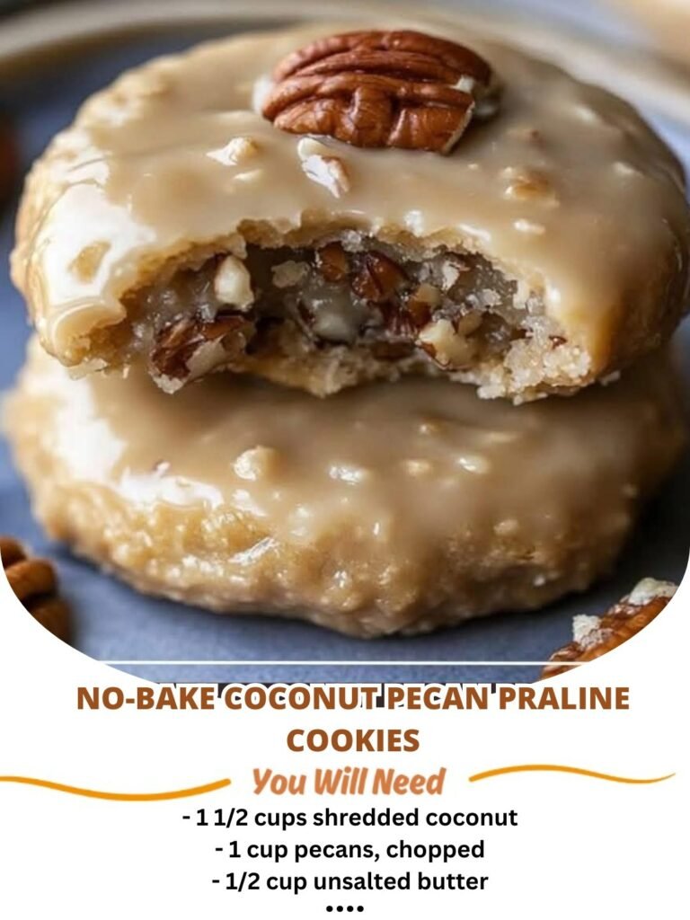 No-Bake Coconut Pecan Praline Cookies: My Sweetest Southern Indulgence ...