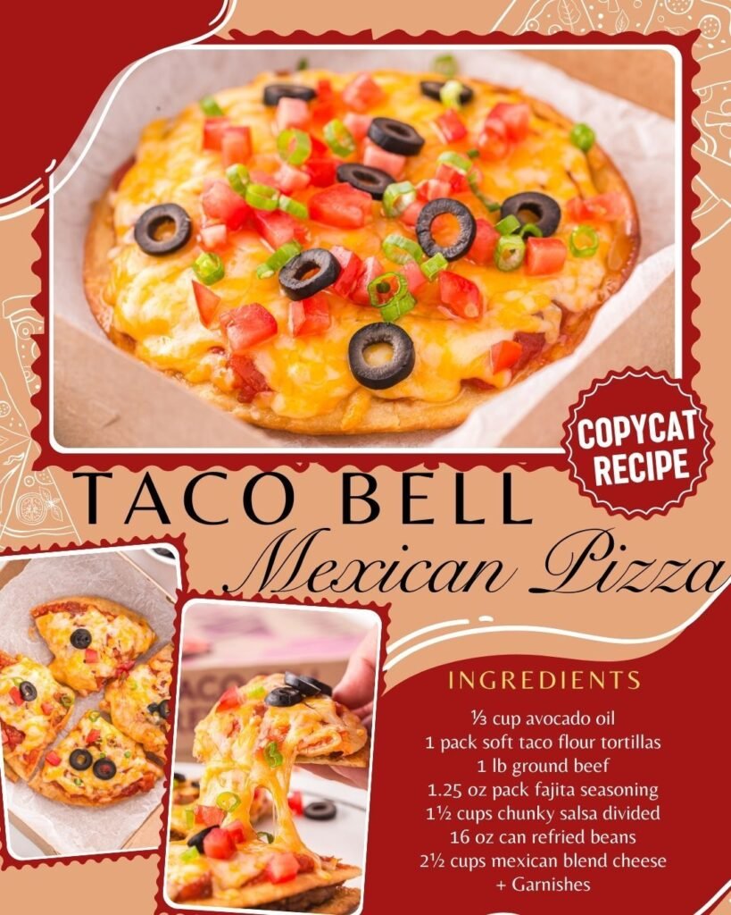 Easy Copycat Taco Bell Mexican Pizza Perfect for Taco Tuesday or Late ...