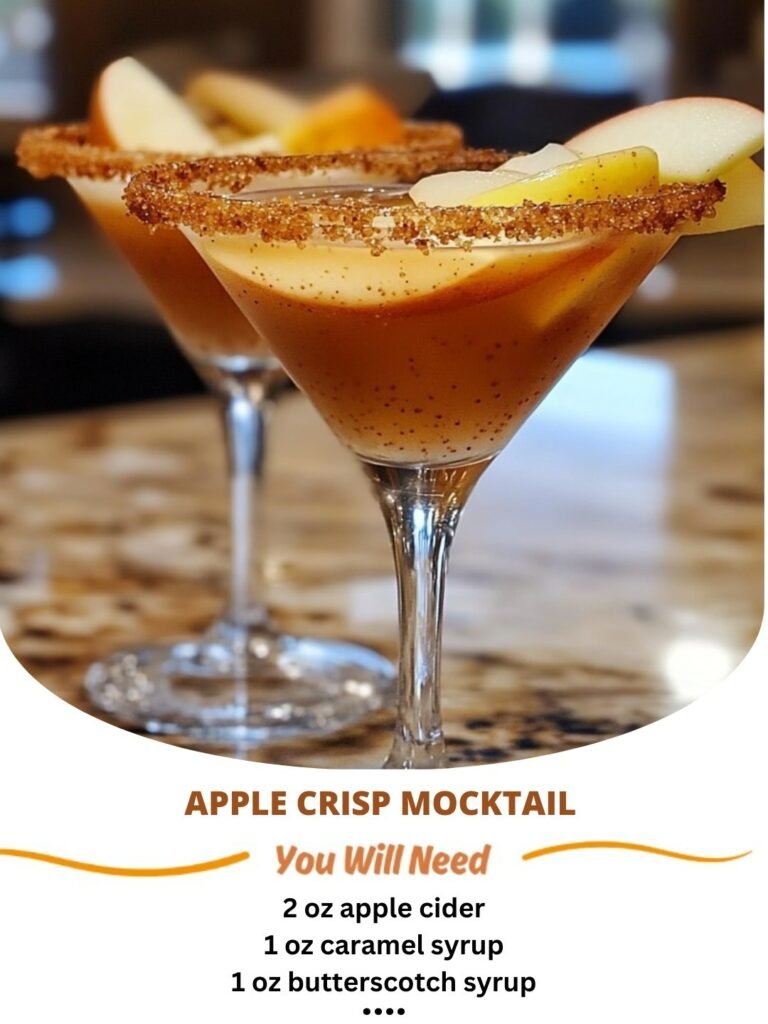 The Perfect Non-Alcoholic Apple Crisp Mocktail That Tastes Like Autumn ...