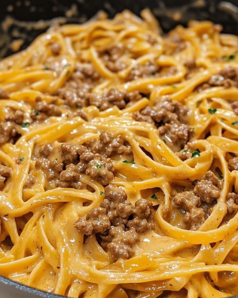 One-Pot Creamy Beef and Garlic Butter Pasta – chefmaniac.com