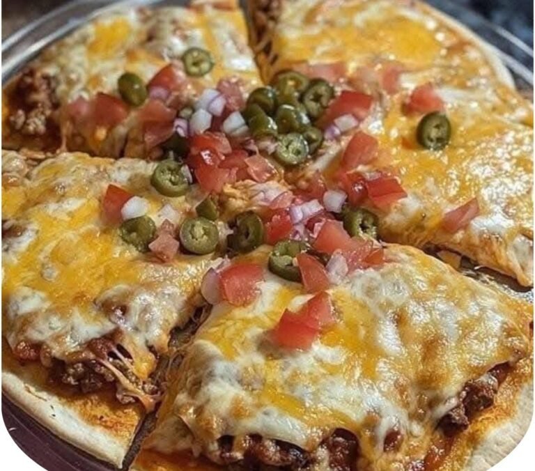 Crispy Mexican Pizzas Loaded with Beef, Beans, and Cheese – chefmaniac.com