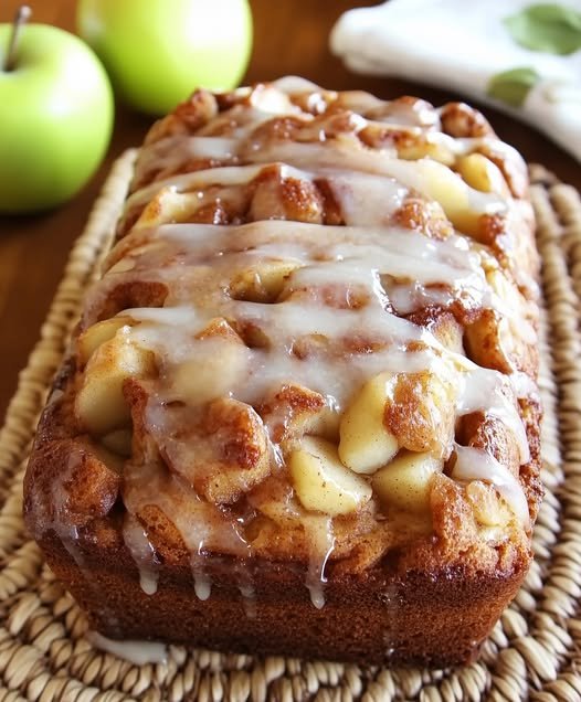 Country Apple Bread – Sweet, Swirled, and Glazed to Perfection ...