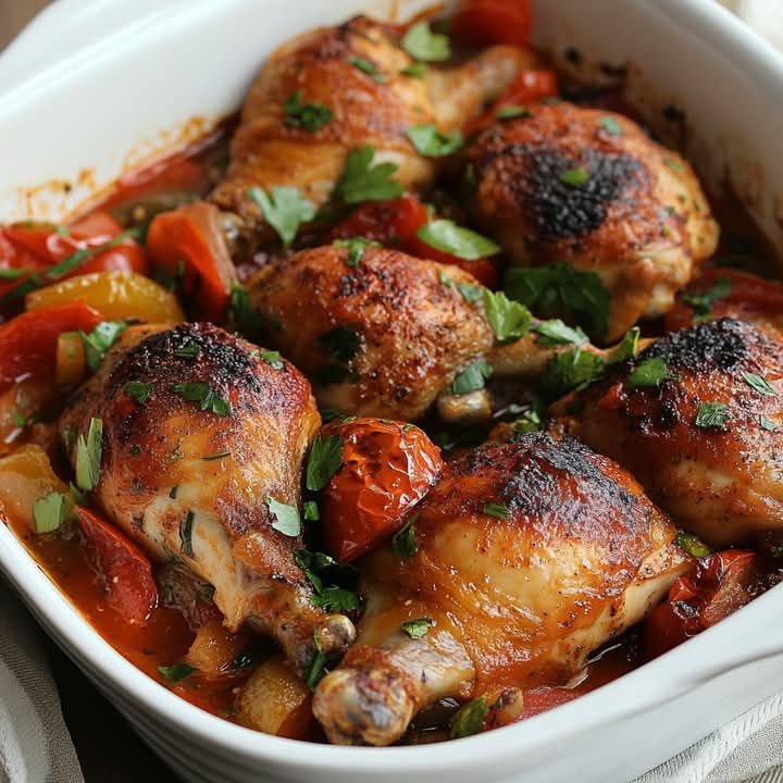 How to Make Authentic Poulet Basque (French Chicken Stew with Peppers ...