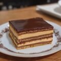 Opera Cake with Joconde Sponge, Coffee Buttercream, and Ganache ...