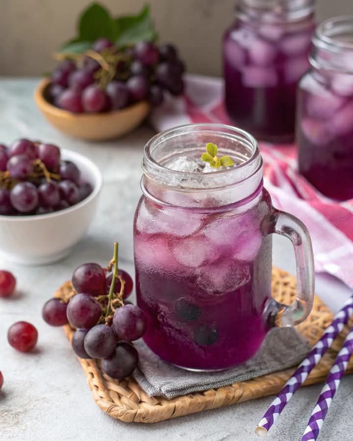 Grape Butterfly Pea Flower Iced Tea – A Bold, Colorful Drink You Can ...