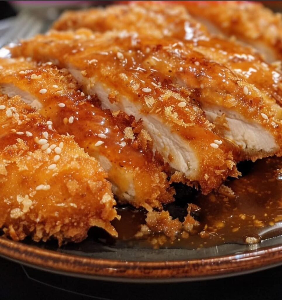 Crispy Chicken Katsu with Homemade Tonkatsu Sauce – chefmaniac.com