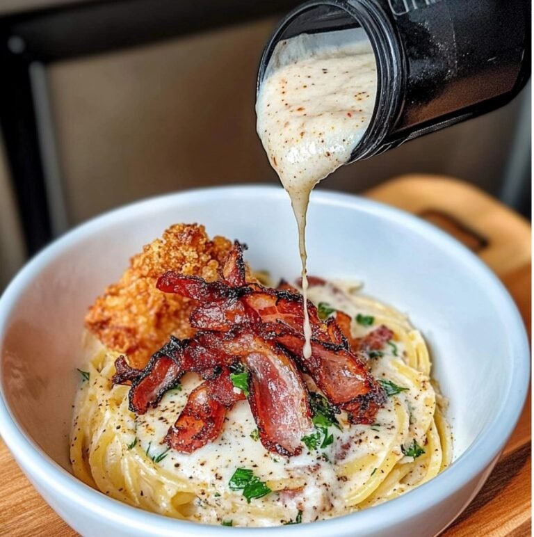 Creamy Chicken Carbonara with Crispy Bacon – A Pasta Lover’s Dream ...