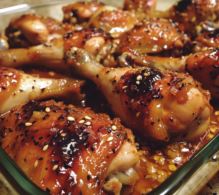 Caramelized Baked Chicken Legs or Wings: Sticky & Sweet Glaze ...