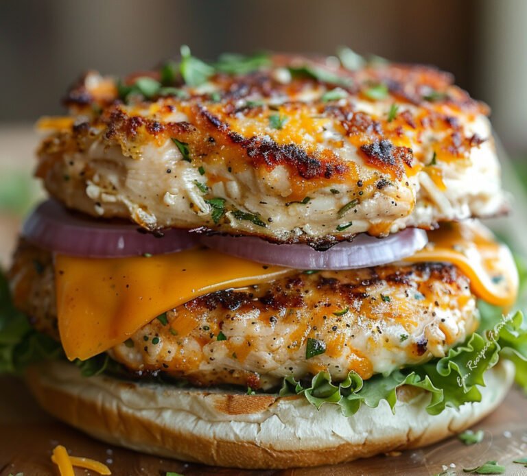 Ranch Cheddar Chicken Burgers: Juicy, Flavorful & Easy – chefmaniac.com