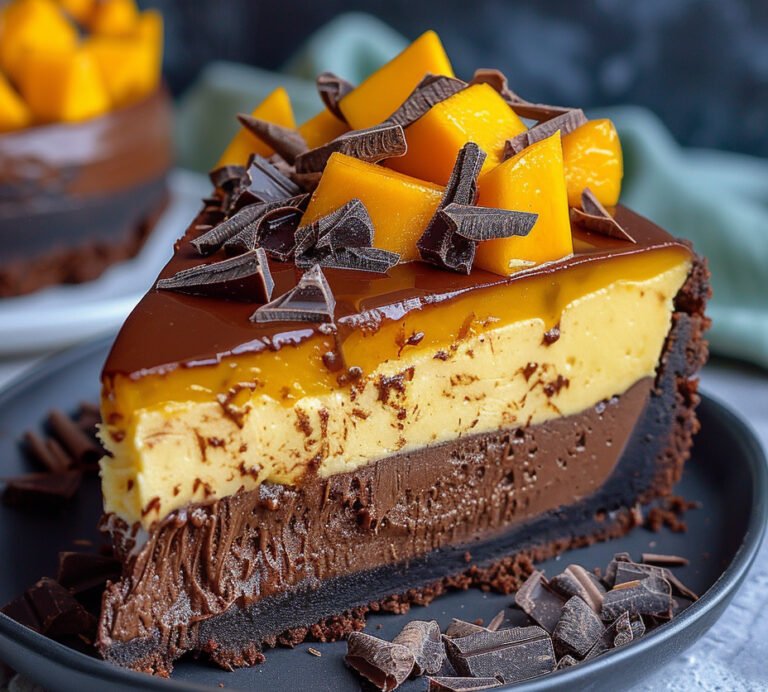 Chocolate Mango Cheesecake: A Tropical Twist on a Classic Dessert ...