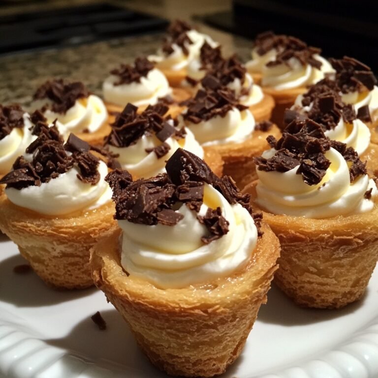 Mini Cannoli Cups – A Sweet Bite-Sized Take on the Italian Classic ...