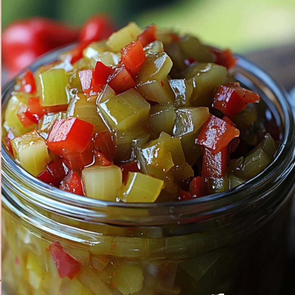 Tangy Pepper Onion Relish – A Bold, Bright Condiment for Any Dish ...