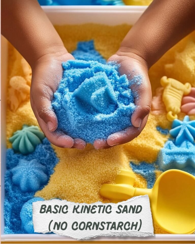 DIY Kinetic Sand – Easy 3-Ingredient Recipe for Endless Sensory Play ...