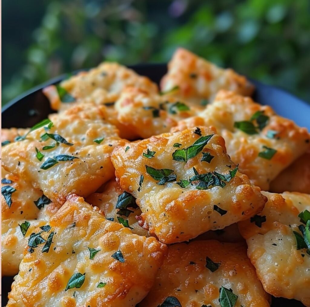 Parmesan Cheddar Basil Bites – The Ultimate Cheesy Herb Snack ...