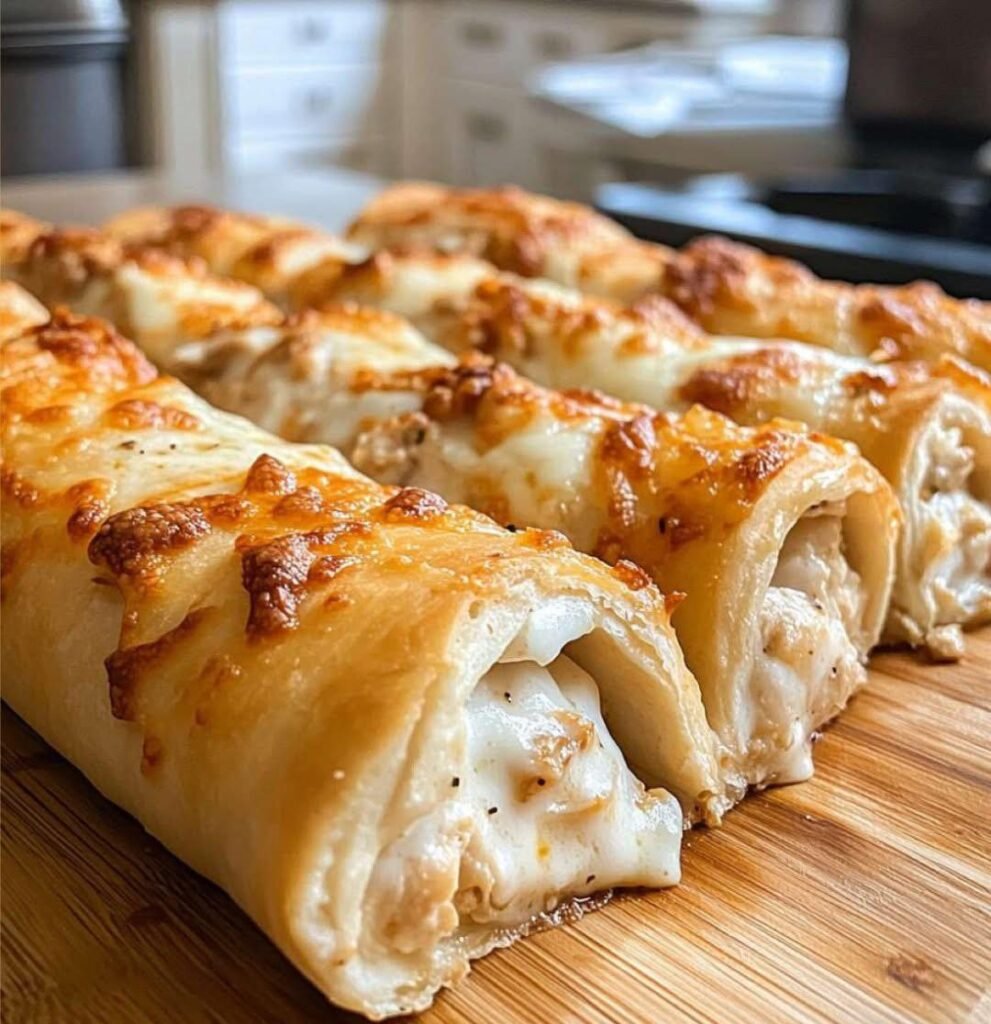 Creole Chicken Alfredo Pizza Rolls – chefmaniac.com