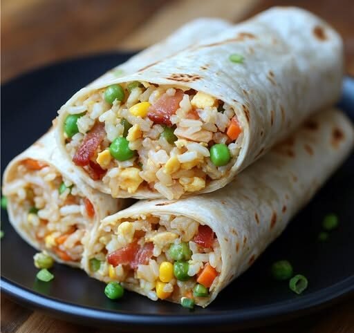 Fried Rice Burrito Frenzy: The Best Food Fusion You Never Knew You ...