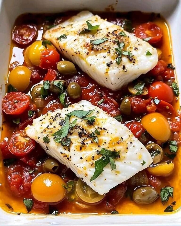 Mediterranean Cod with Tomato Basil Sauce: Quick & Healthy Dinner ...