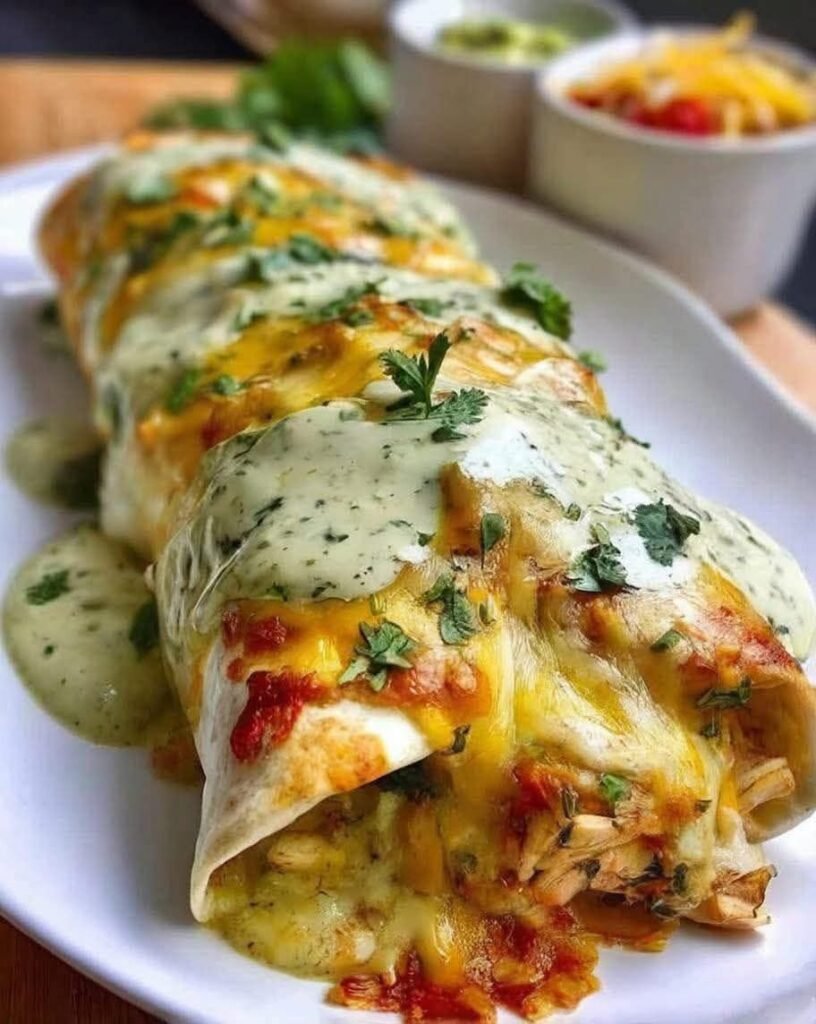 Easy Baked Chicken Burritos: A Cheesy, Family-Friendly Meal ...