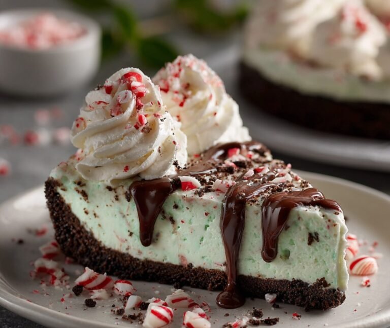 Festive & Fast: No-Bake Peppermint Cheesecake Recipe - chefmaniac.com
