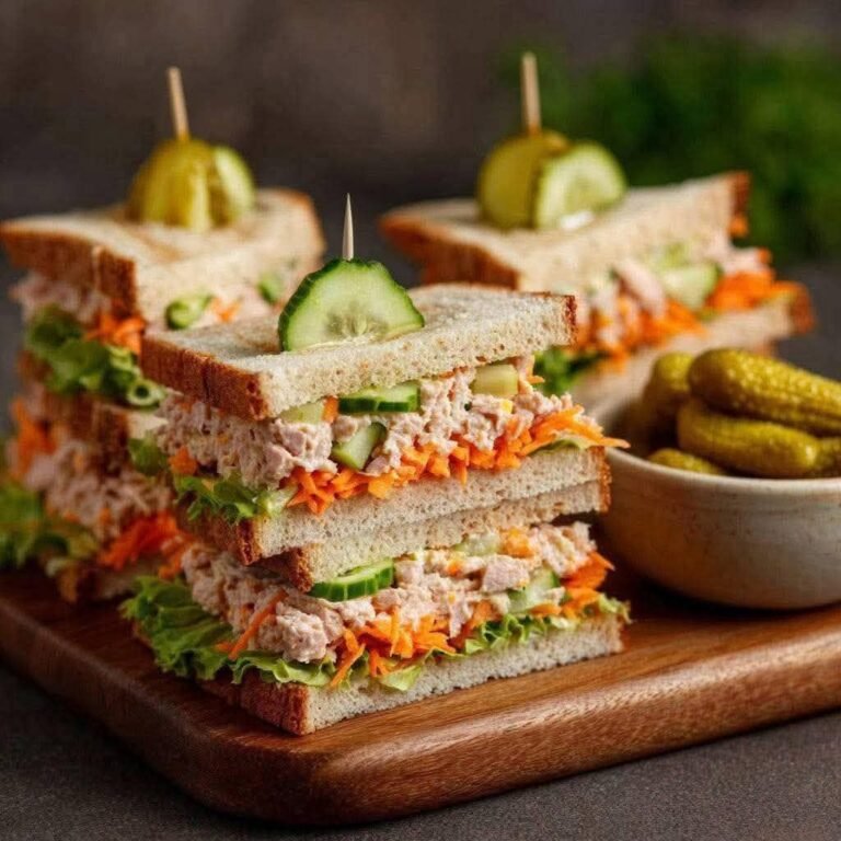 Classic Tuna Sandwich with a Crunch: Easy 15-Minute Recipe for Lunch – chefmaniac.com