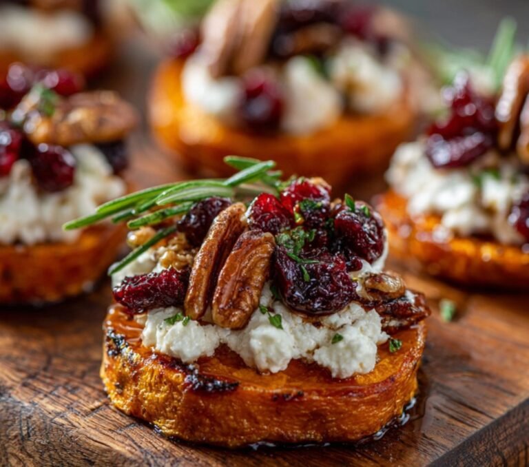 Crispy Sweet Potato Rounds with Goat Cheese: The Ultimate Holiday ...
