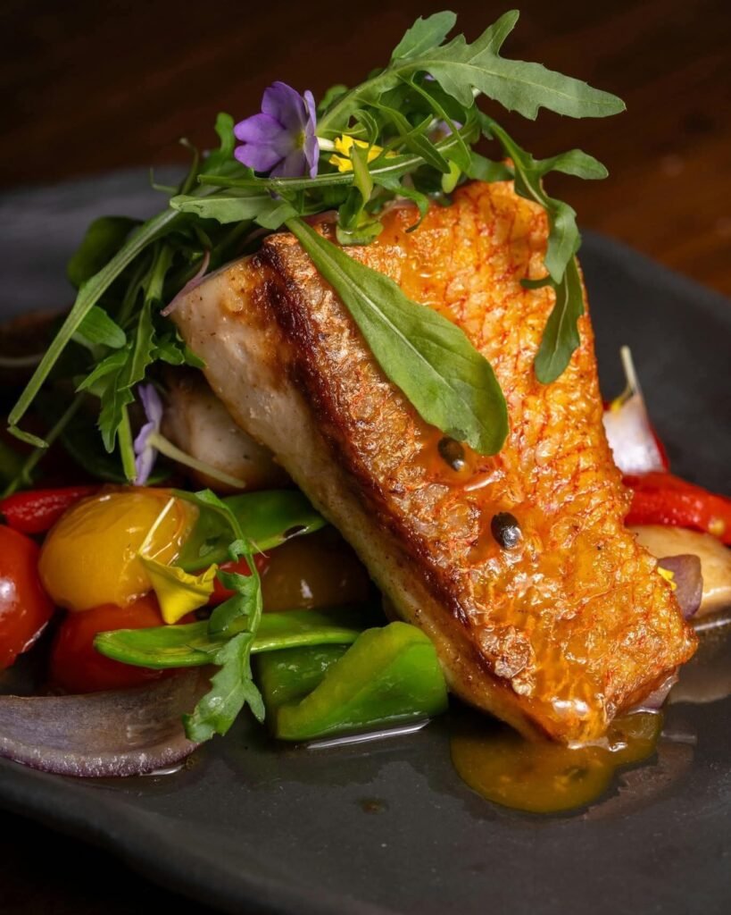Crispy Pan-Seared Snapper with Roasted Vegetables: A Restaurant-Quality ...