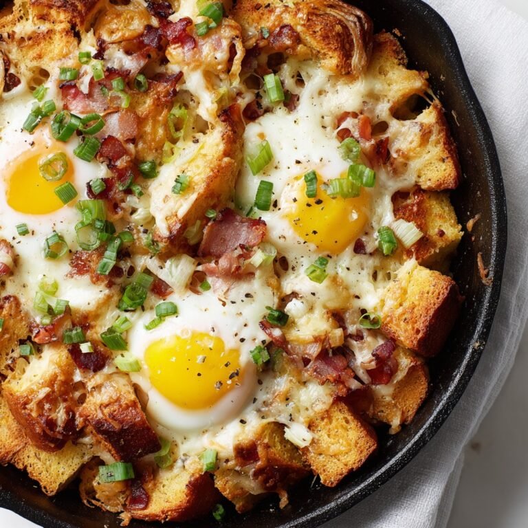 Easy Overnight-Style Savory French Toast Bake Without the Wait ...