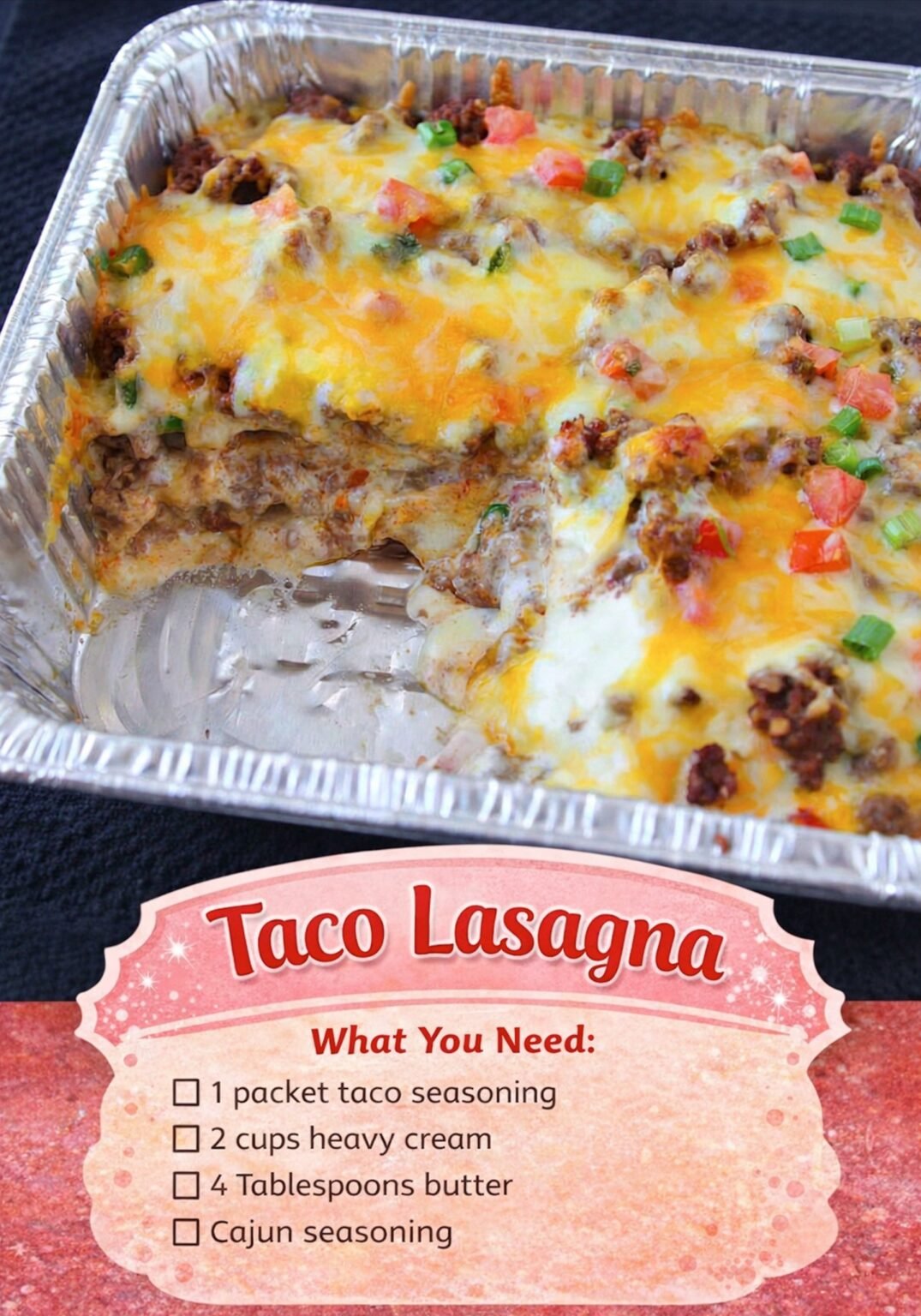 Cheesy Taco Tortilla Bake (Easy Layered Mexican Casserole Recipe ...