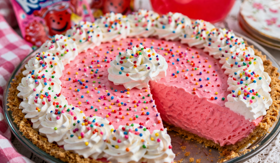 Southern Kool-Aid Pie: The Bright Pink Church Potluck Dessert Everyone ...