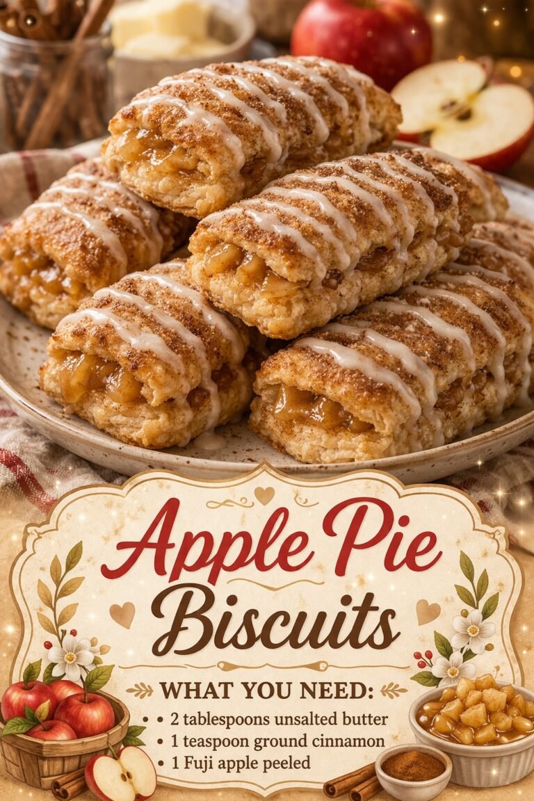 Gooey Apple Pie Biscuits with Vanilla Glaze (Ready in 30 Minutes ...