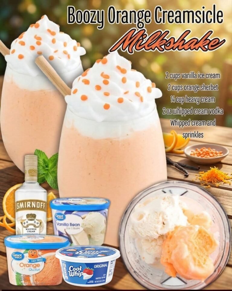 Homemade Creamsicle Boozy Milkshake Recipe – chefmaniac.com