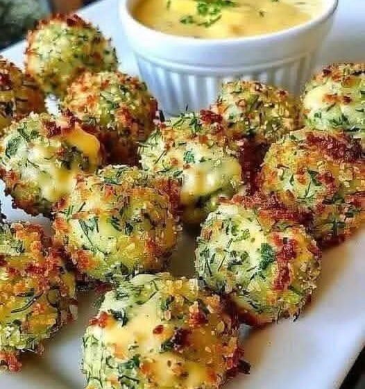 Crispy Cheesy Herb Bites With Creamy Dip Everyone Will Devour ...