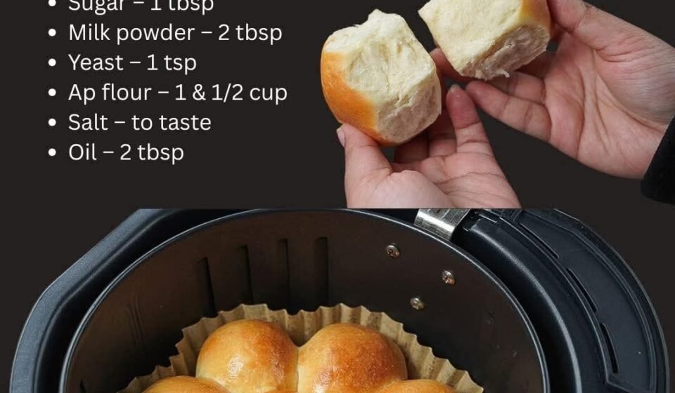 Easy Soft, Fluffy & Buttery Air Fryer Dinner Rolls You’ll Want ...
